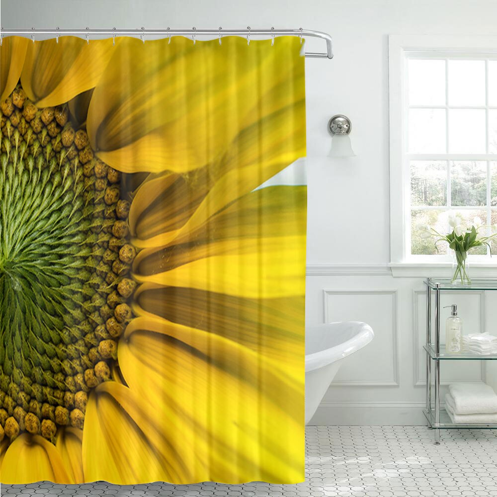 Perdea Dus Cada pentru Baie Art Factory, Floarea Soarelui in mediul sau ...