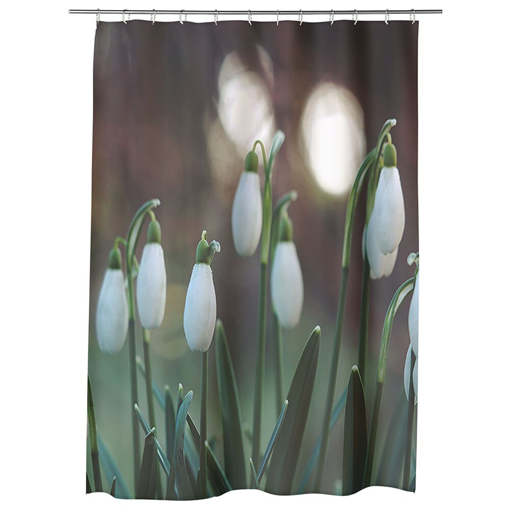 Perdea Dus Cada pentru Baie Art Factory, Ghioceii infloresc, 150 x 200 ...