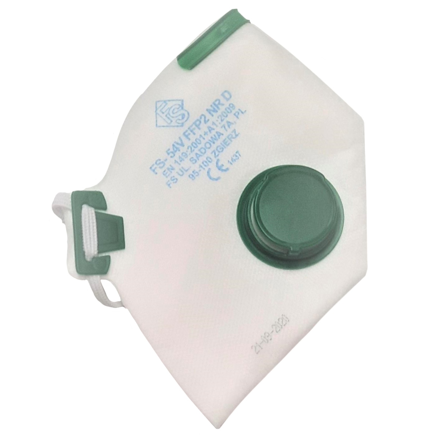 Masca de protectie respiratorie FFP2 FS-54V NR D, Filter Service, cu ...