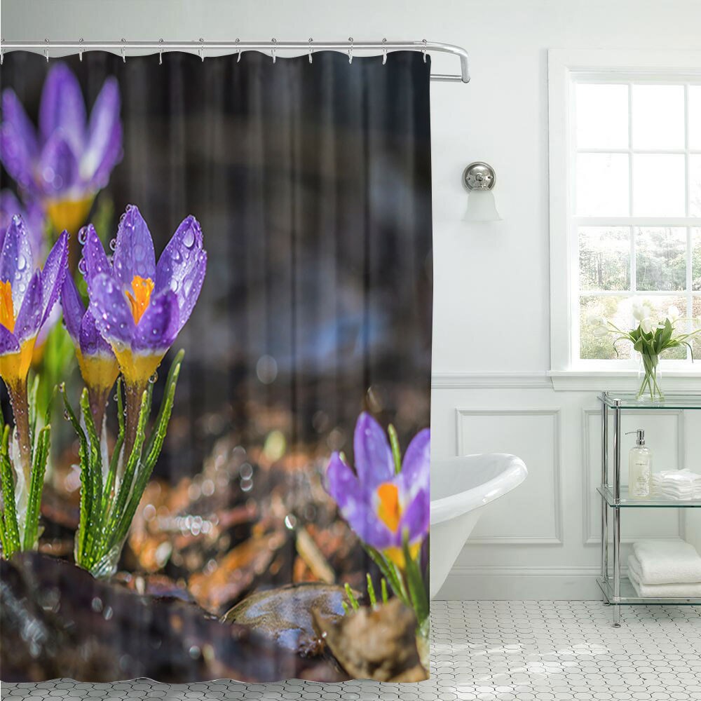 Perdea Dus Cada pentru Baie Art Factory, Deditel la munte, 150 x 200 cm ...