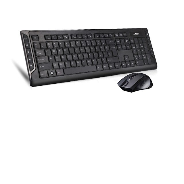 Kit tastatura si mouse A4Tech - 6300F-BK - eMAG.ro