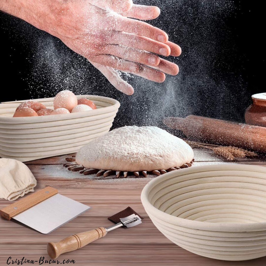 Set 2 X Cutit Aluat, Racleta pentru Aluat Patiserie, Cristina-Bucur ...