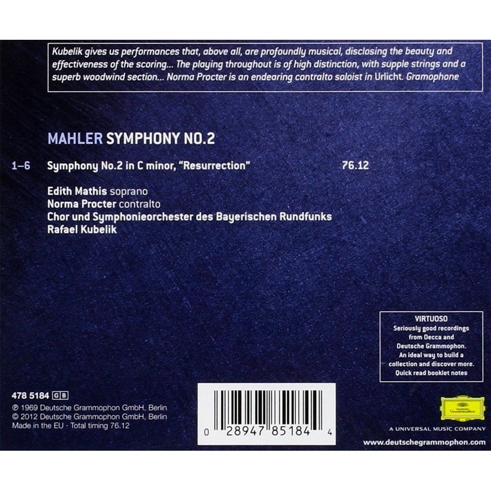 Gustav Mahler - Symphony No.2 - CD - eMAG.ro