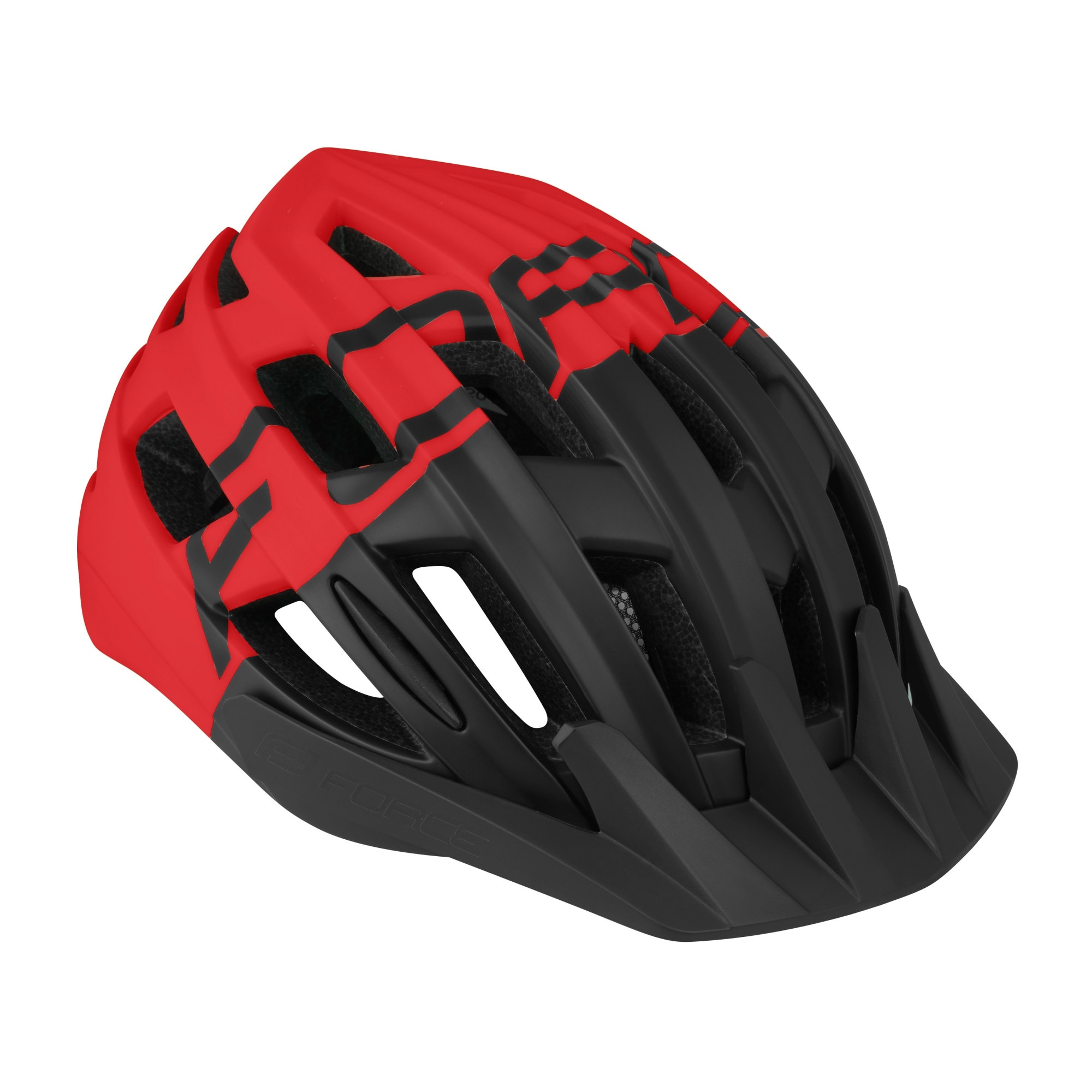 Casca Force Corella MTB Negru/Rosu L-XL - eMAG.ro