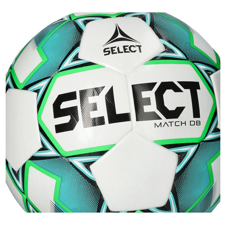Minge fotbal Select, Match DB FiFA Pro, alb/verde, marimea 5 - eMAG.ro