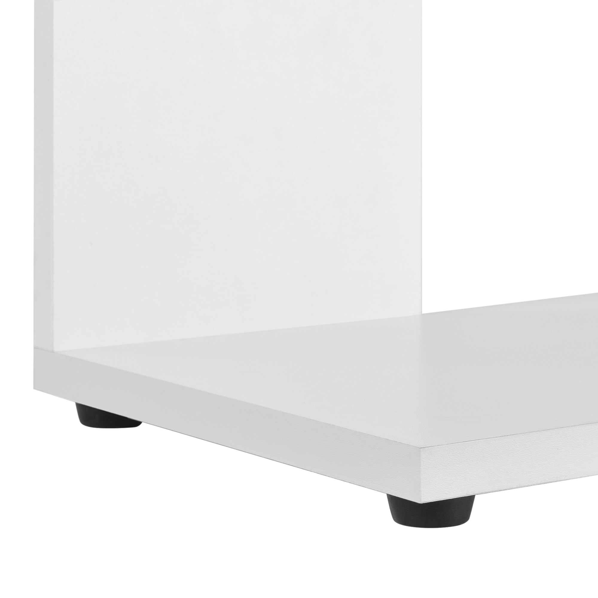 Raft carti Aneby, en.casa, 159 x 80 x 23,5 cm, PAL, alb, montabil pe ...