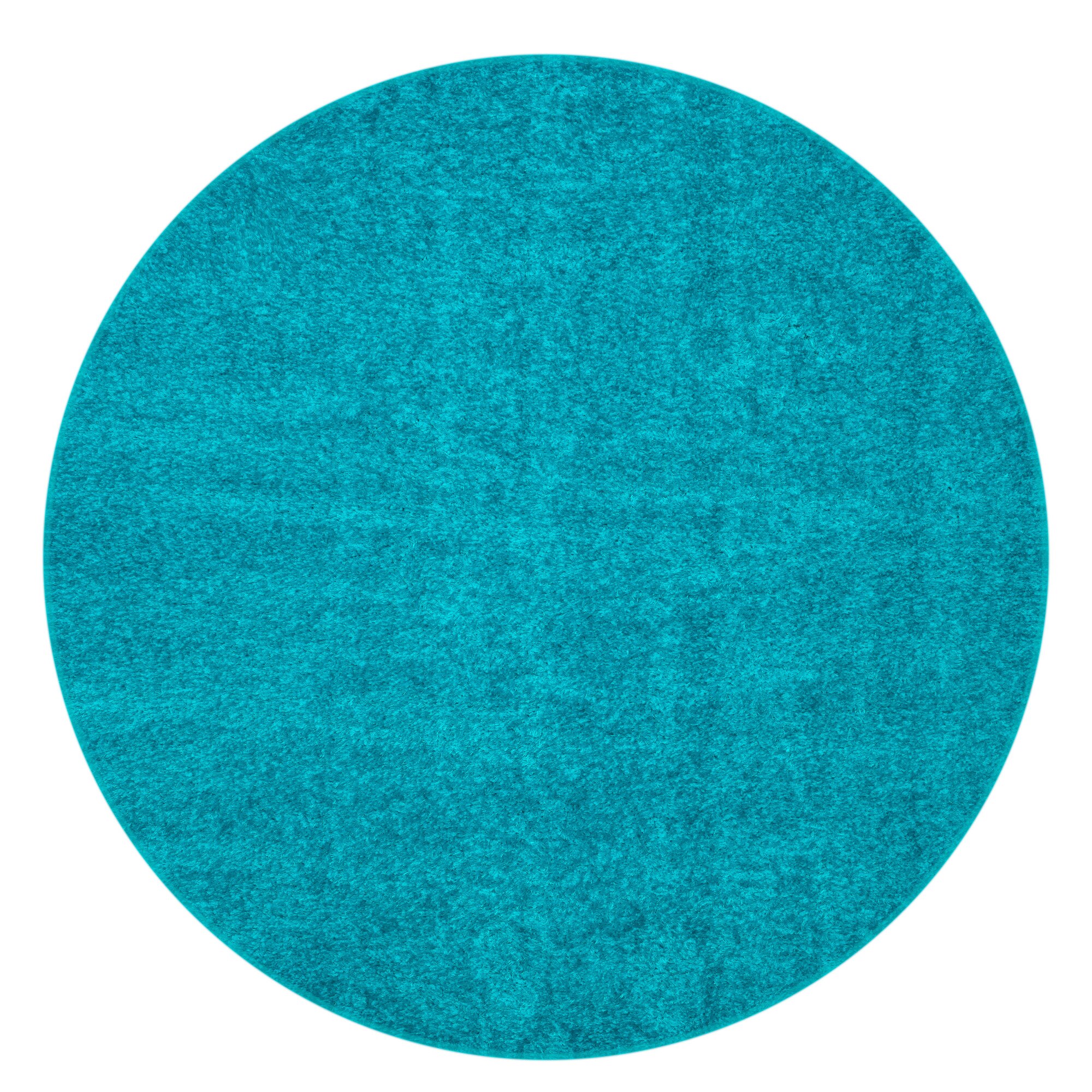 Covor Puffy culoare turcoaz 80 - eMAG.ro