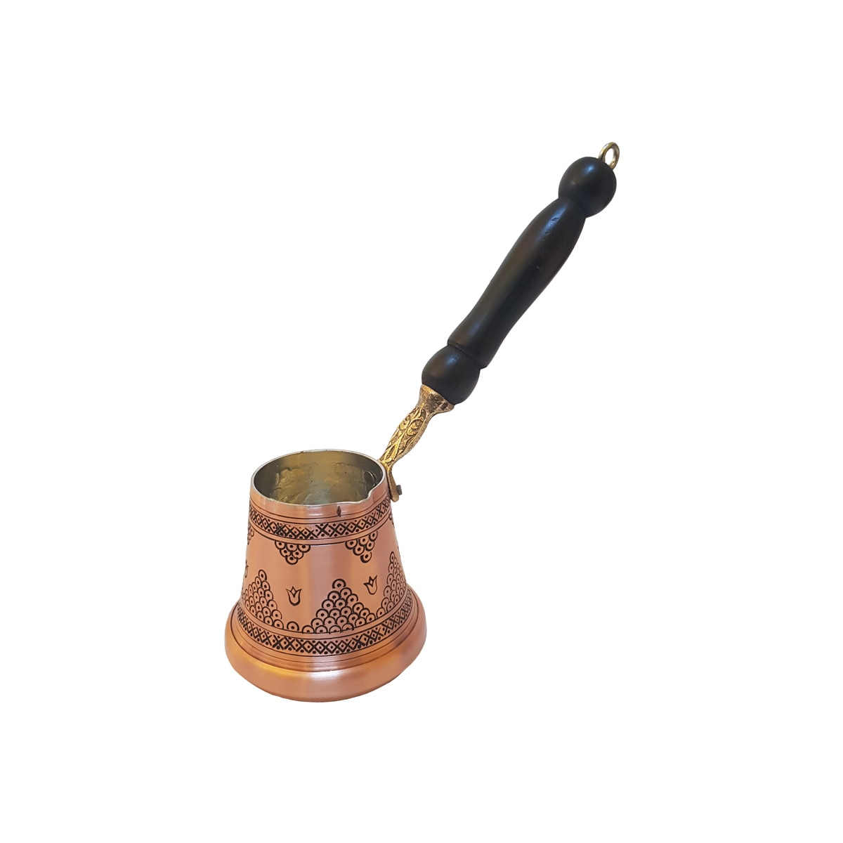 Set de Cafea Turcesc din cupru cu ibric, 2 persoane cu cescute de ...