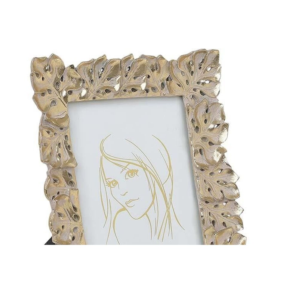 Rama foto cu margini din frunze aurii, Meli Melo Paris - eMAG.ro