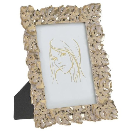 Rama foto cu margini din frunze aurii, Meli Melo Paris - eMAG.ro