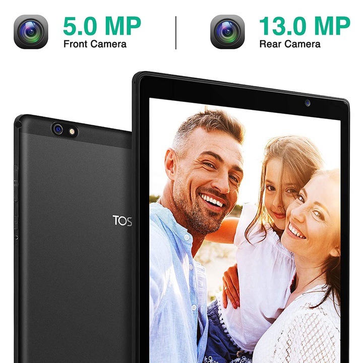 Tableta TOSCIDO P101, 10.1", Octa-Core, 4GB RAM, 64GB ROM, Android 10.0, 1920*1200, 5G WIFI ...