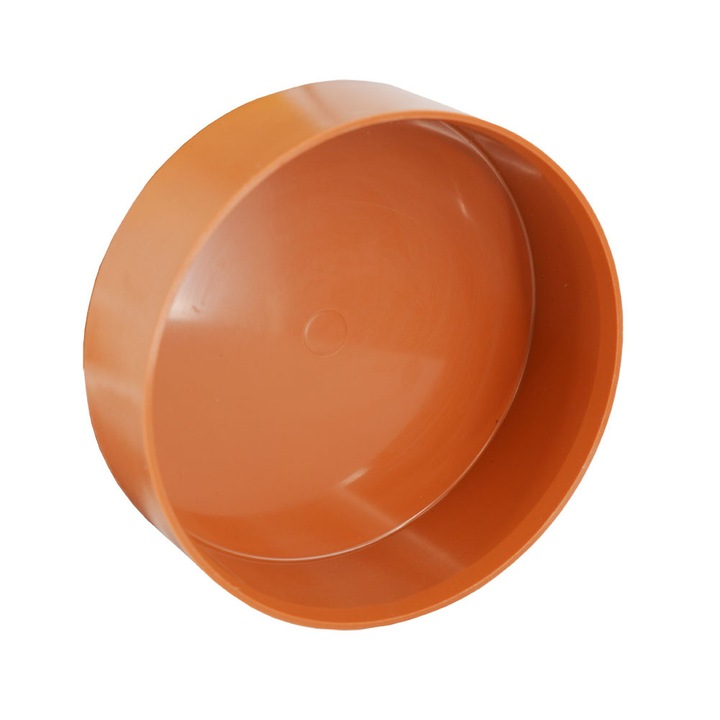 Capac 200 mm PVC, portocaliu Teraplast - eMAG.ro