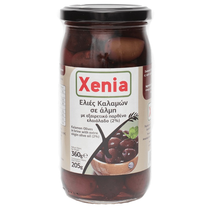 Masline intregi kalamon Xenia, 360g - eMAG.ro