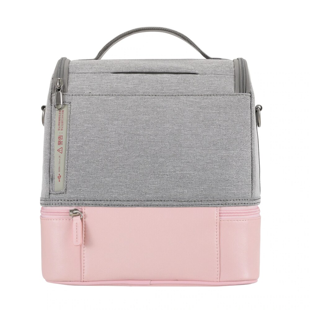 Geanta de maternitate, 59S, LED, Pentru sterilizare, Gri/Roz - eMAG.ro