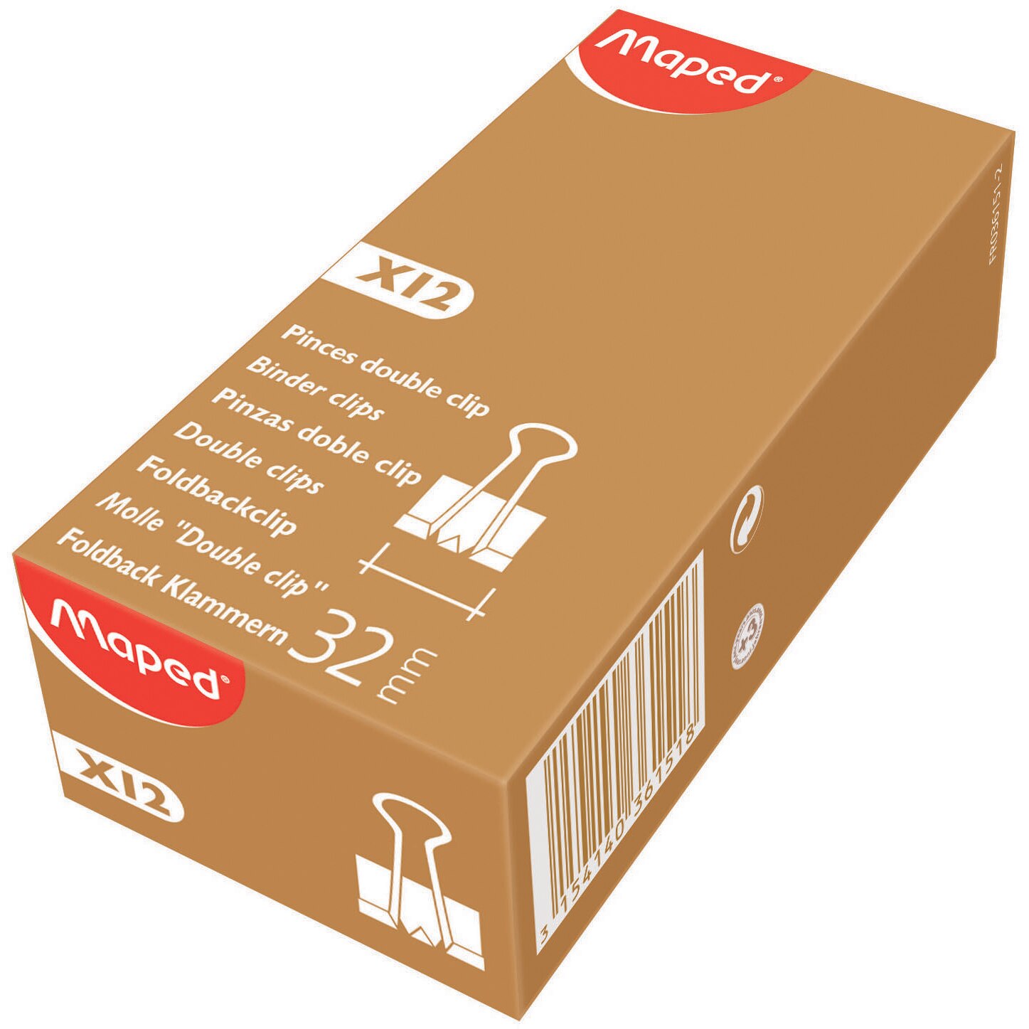 Clipsuri metalice Maped, 32 mm, 12 buc - eMAG.ro