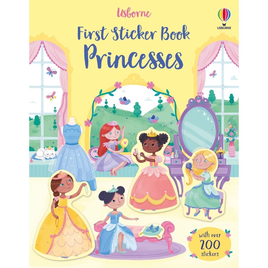 Carte cu stickere cu printese - First Sticker Book Princesses - eMAG.ro
