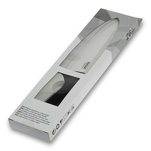 Cutit ceramic 27 cm cu maner negru Misty NAVA NV 058 001 - eMAG.ro