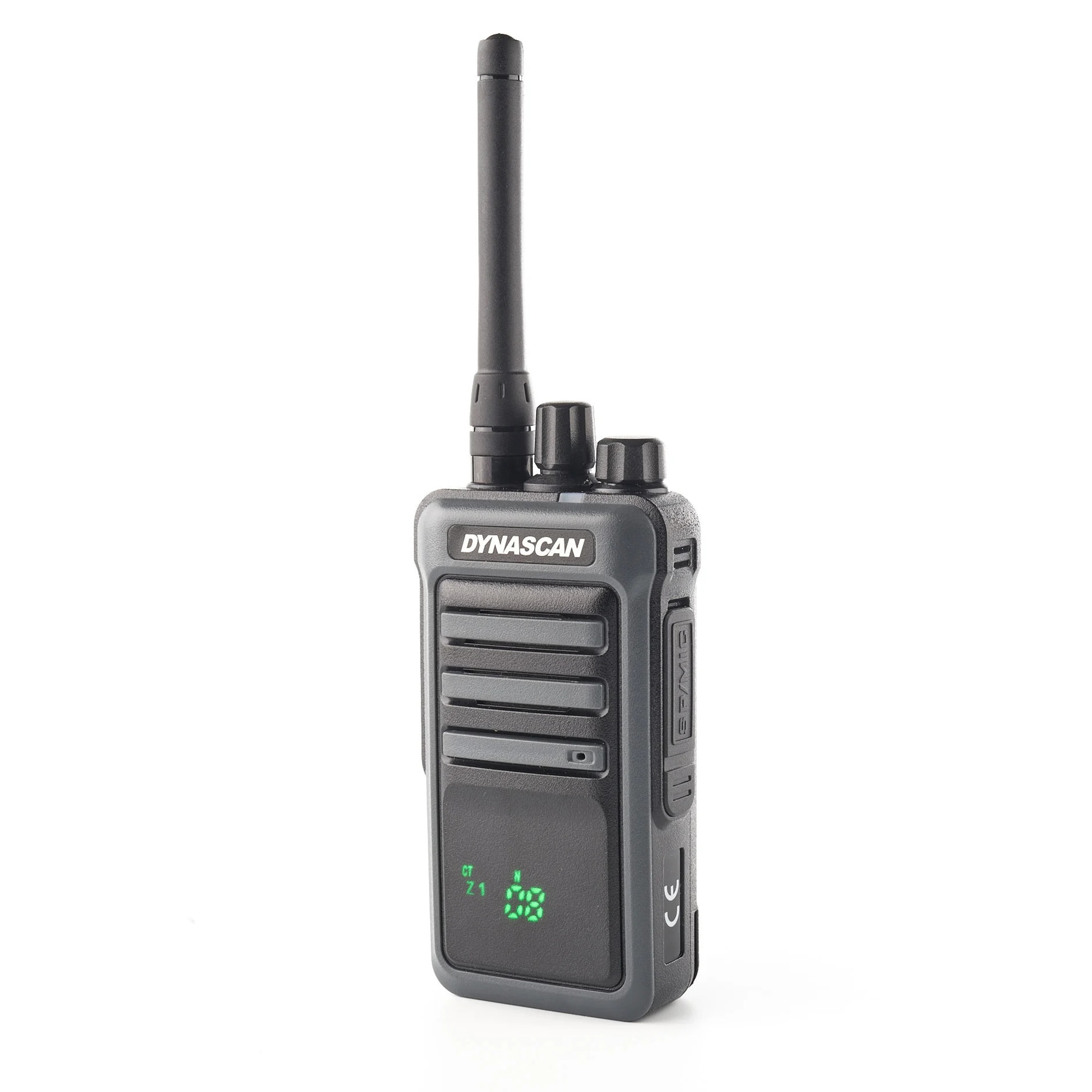 Statie radio PMR 446 portabila Dynascan, 446MHz, 8CH, VOX, Scrambler, 1750mAh, display ascuns ...