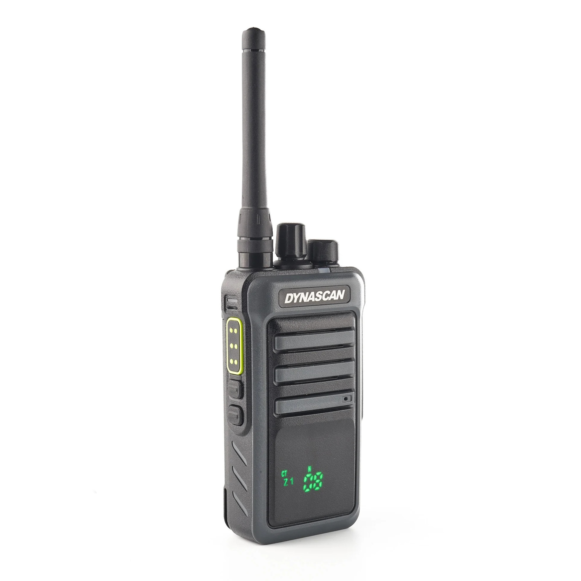 Statie radio PMR 446 portabila Dynascan, 446MHz, 8CH, VOX, Scrambler, 1750mAh, display ascuns ...