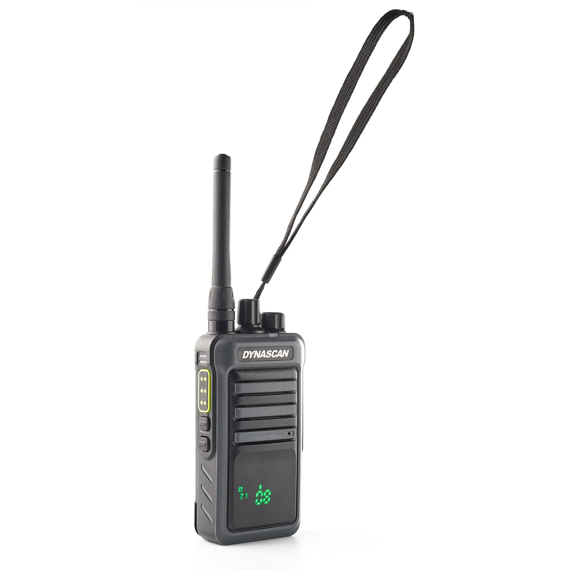 Statie radio PMR 446 portabila Dynascan, 446MHz, 8CH, VOX, Scrambler, 1750mAh, display ascuns ...