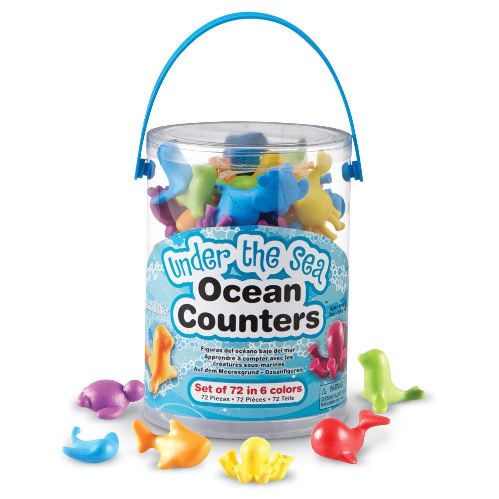 Set figurine creaturi marine, Learning Resources, Multicolor - eMAG.ro