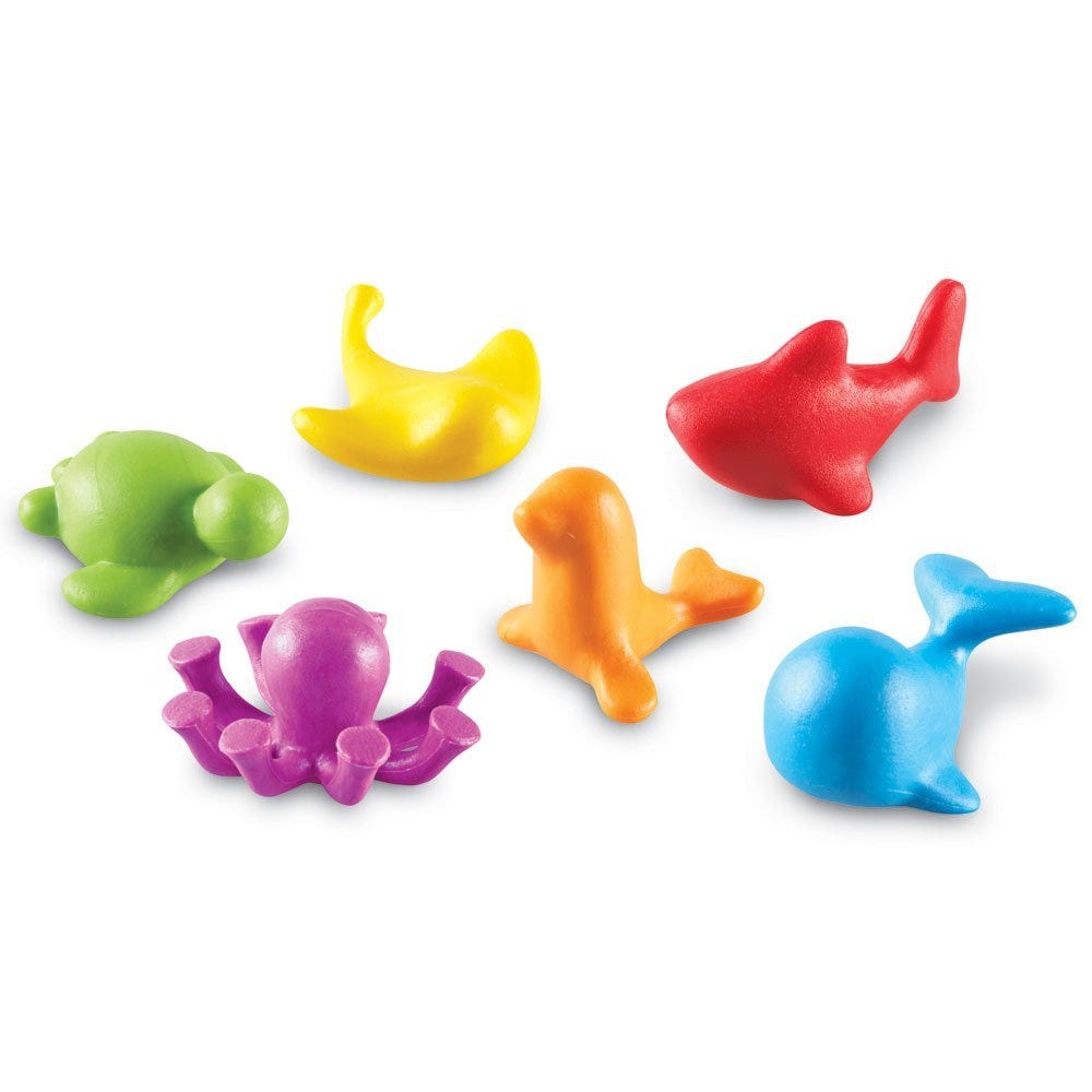 Set figurine creaturi marine, Learning Resources, Multicolor - eMAG.ro