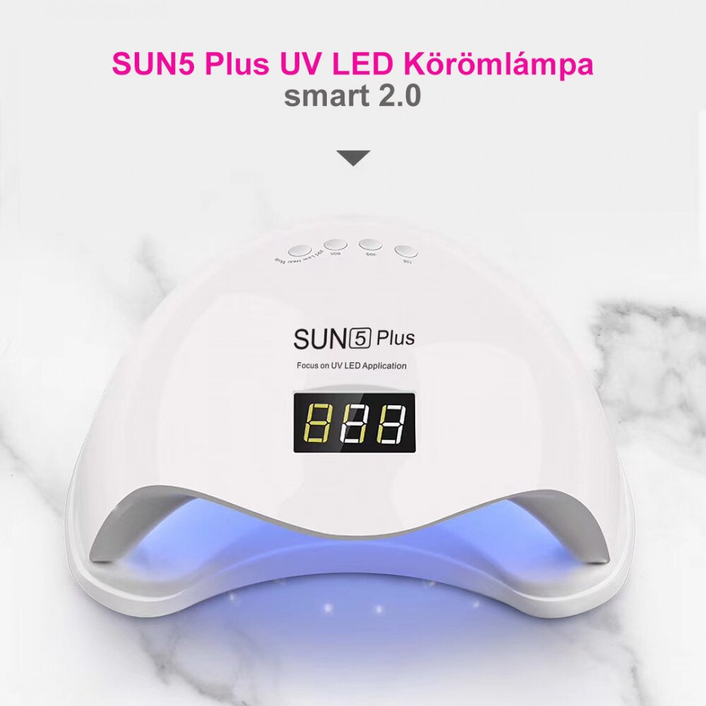 SUN5 Plus 36 LED UV Körömlámpa Smart 2.0 (1 év garanciával) - eMAG.hu