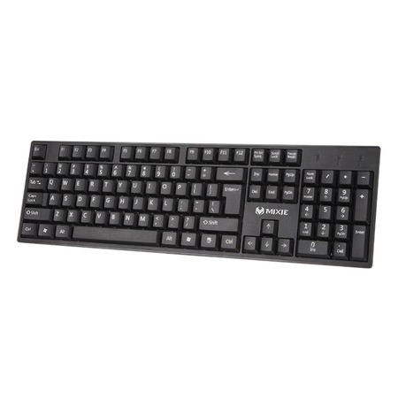 Tastatura USB Mixie X7S, taste numerice, qwerty, negru - eMAG.ro