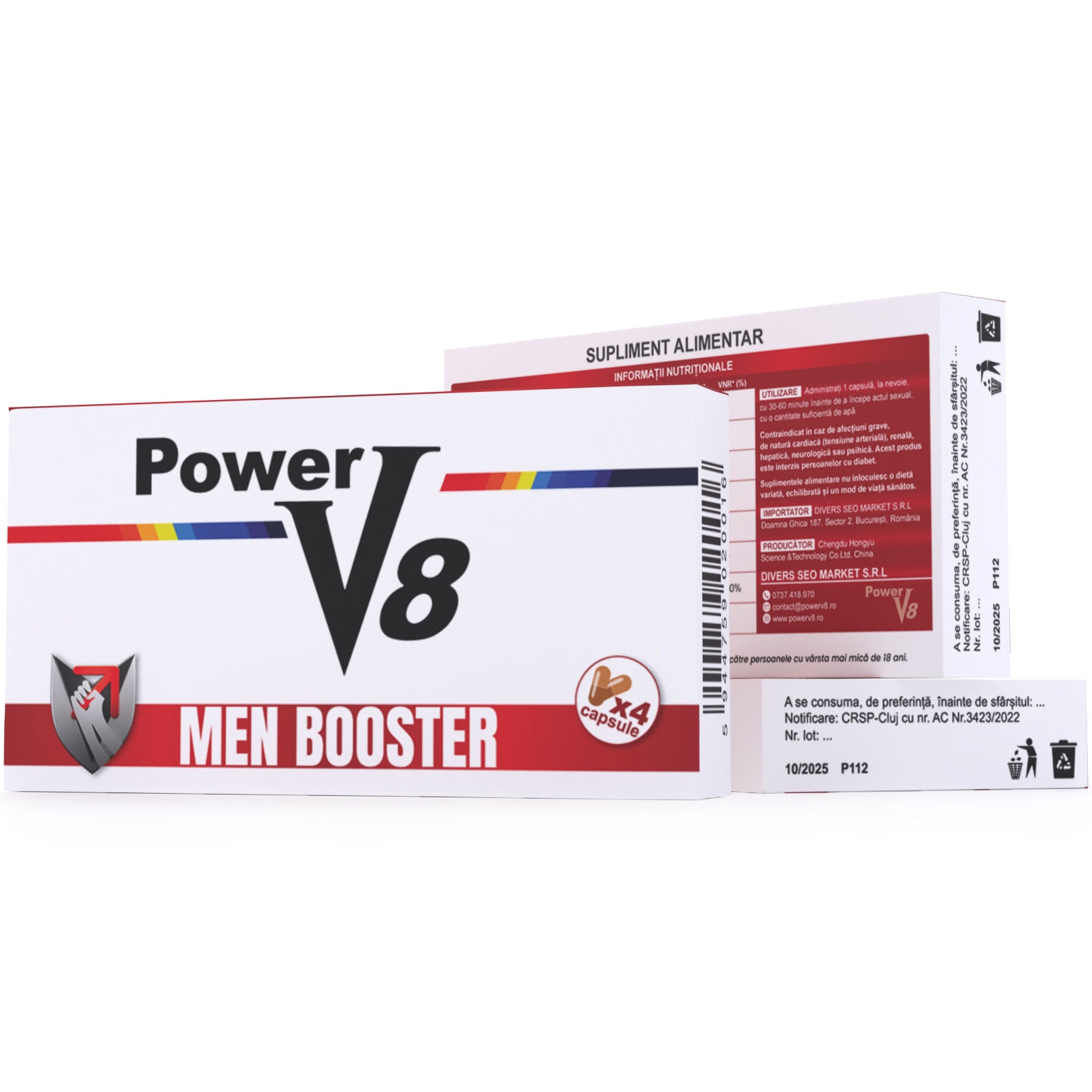 Supliment alimentar pentru potenta Power V8, Ejaculare Precoce si ...