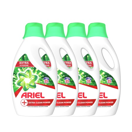 Ariel Extra Clean folyékony mosószer, 4x1.925L, 140 mosás - eMAG.hu