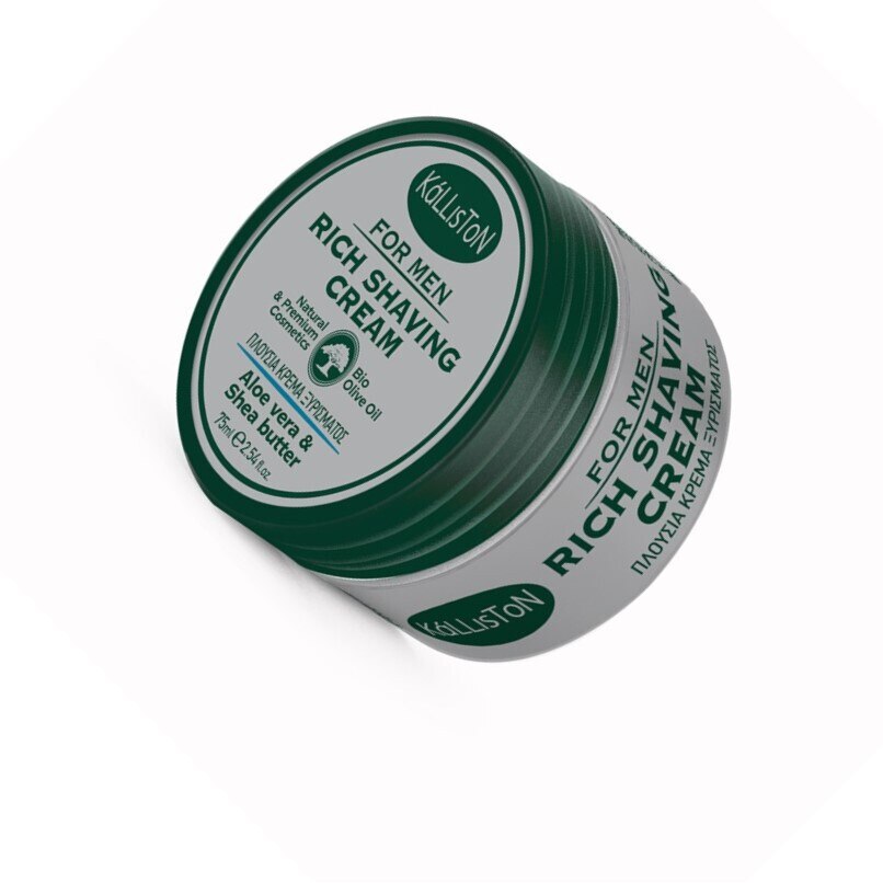 Crema de barbierit, Kalliston, imbunatatita cu extract de Aloe Vera ...