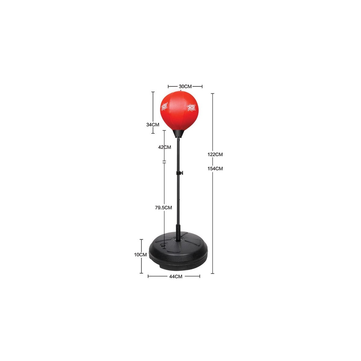 Set box aer liber copii si adulti cu suport vertical ajustabil, 122-154 ...