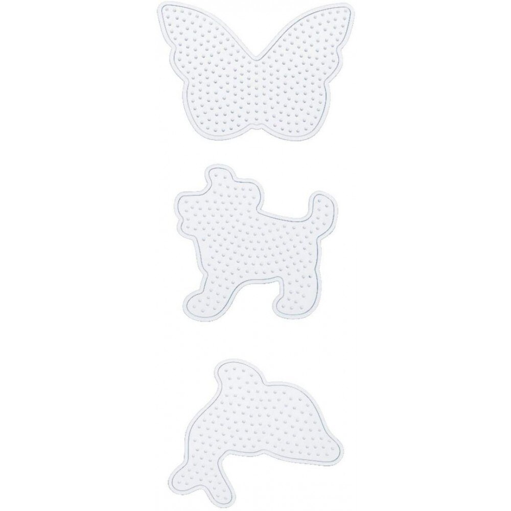 Set 3 suporturi pentru creare modele din margele, Animal World Folia ...