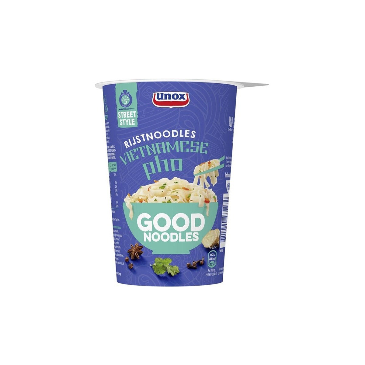 Noodles, instant, de orez, Vietnamese Pho, Unox, Olanda, 60g - eMAG.ro