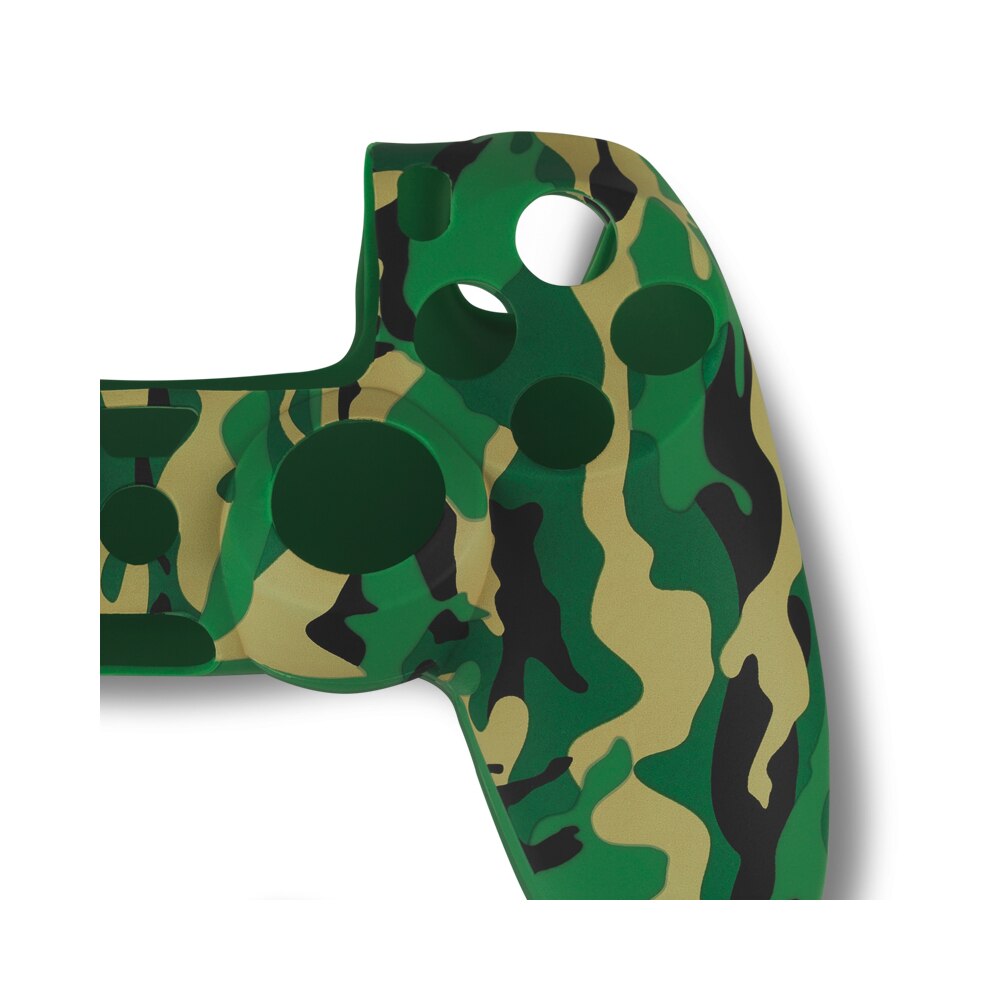 Set Husa de protectie din silicon si Thumb Grips for Dualshock 4, Verde ...