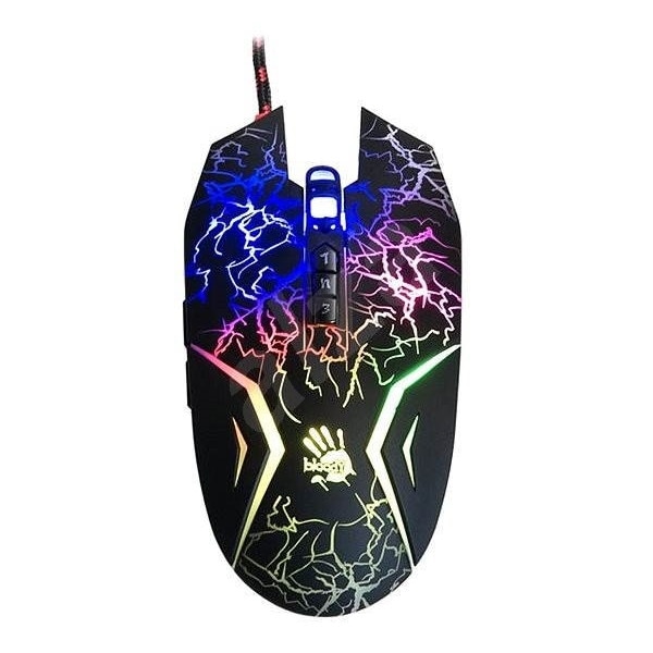 Gaming Mouse Bloody N50, neon, fekete, USB, optikai, 4000 cpi, 8 btns ...