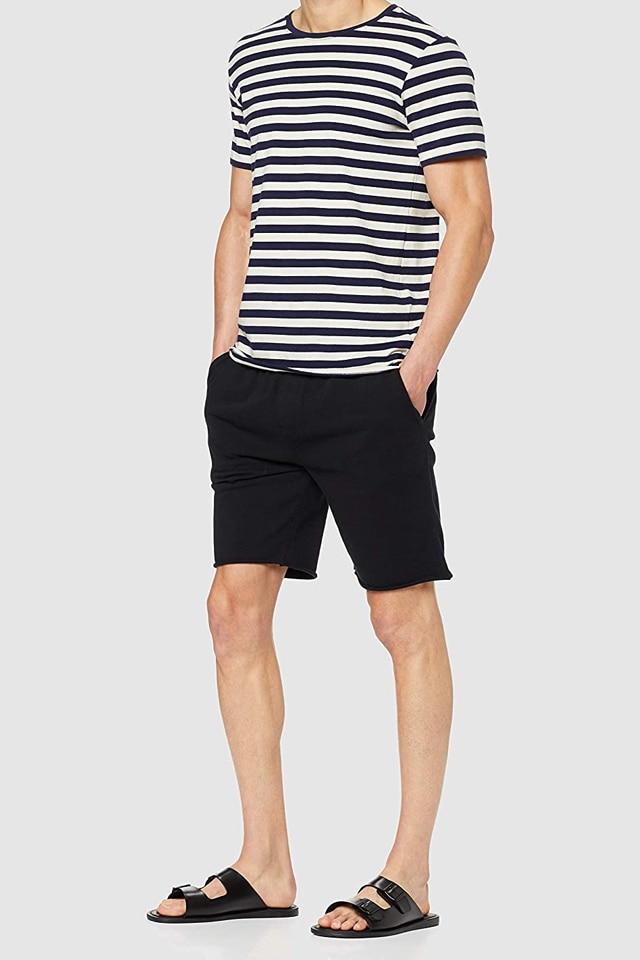 Slapi piele naturala barbati Edmund by Find, negri, 40 - eMAG.ro