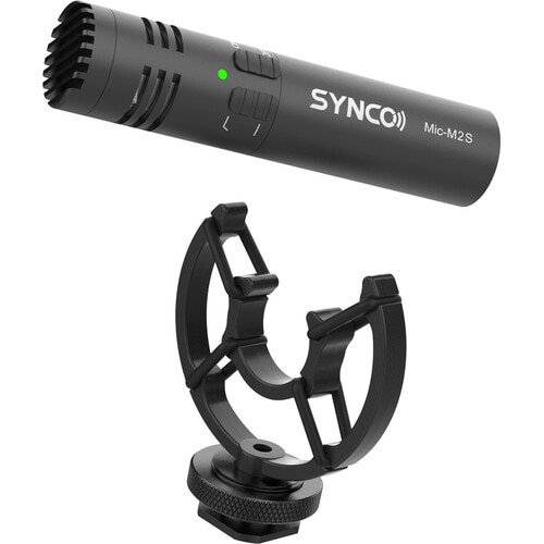 Synco Mic-M2S кардиоиден кондензаторен микрофон с TRS и TRRS конектори (SY-MIC-M2S) - eMAG.bg