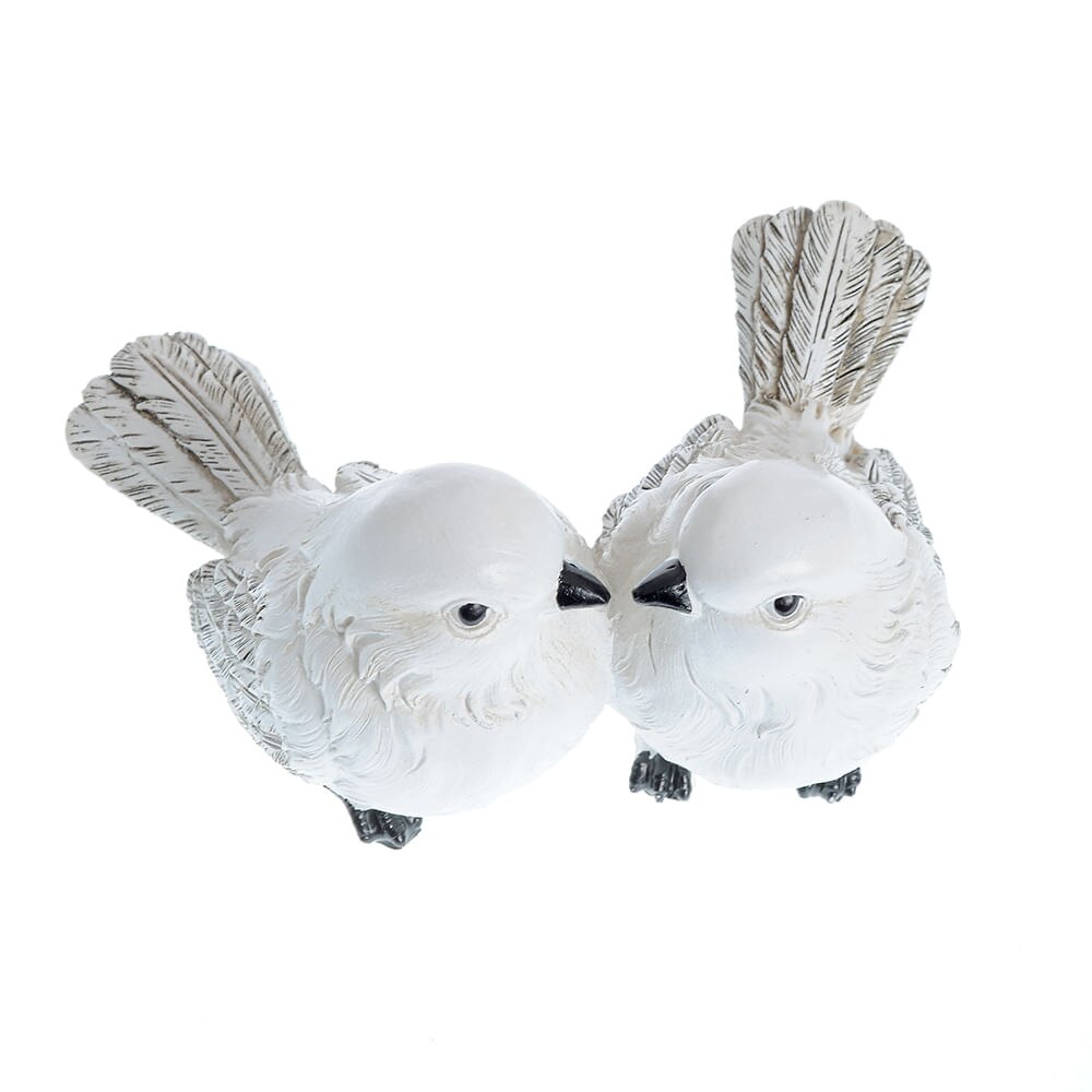 Statueta 2 pasari albe, Meli Melo Paris - eMAG.ro
