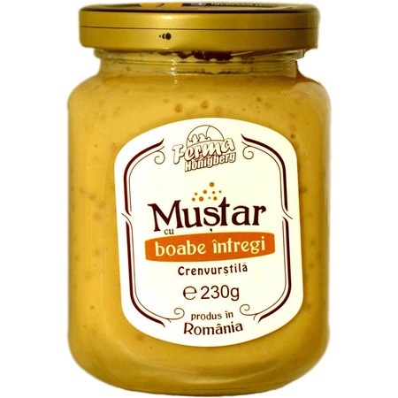 Mustar cu Boabe Intregi Crenvurstila, 230 g - eMAG.ro