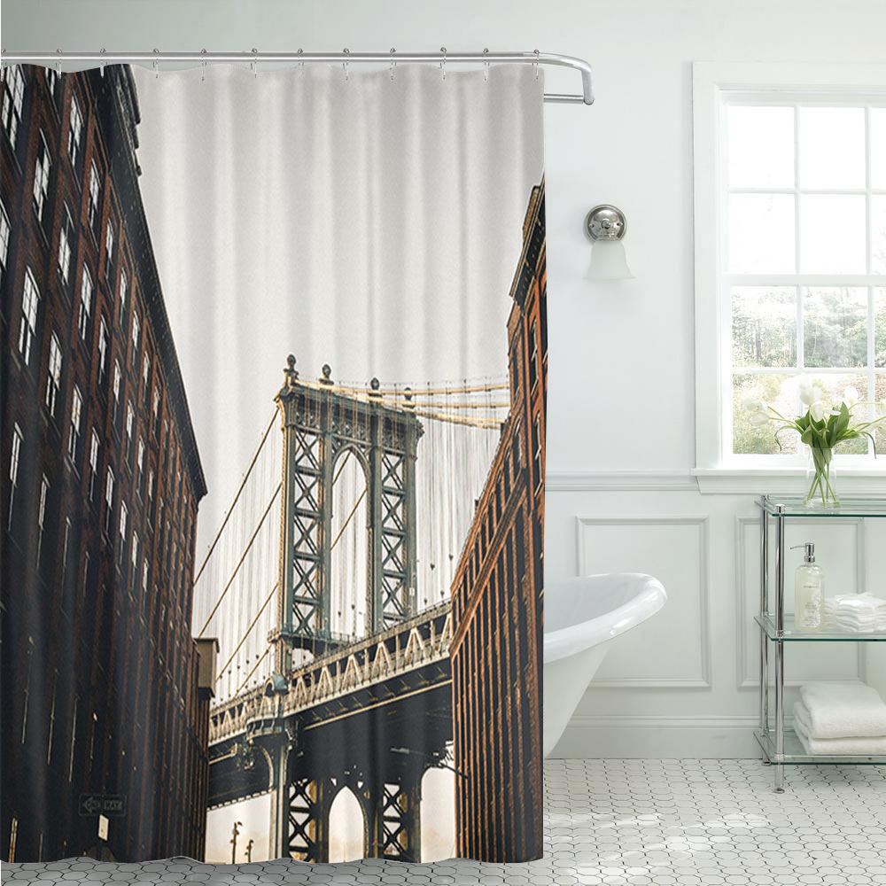 Perdea Dus Cada pentru Baie Art Factory, Podul din oras de langa ...