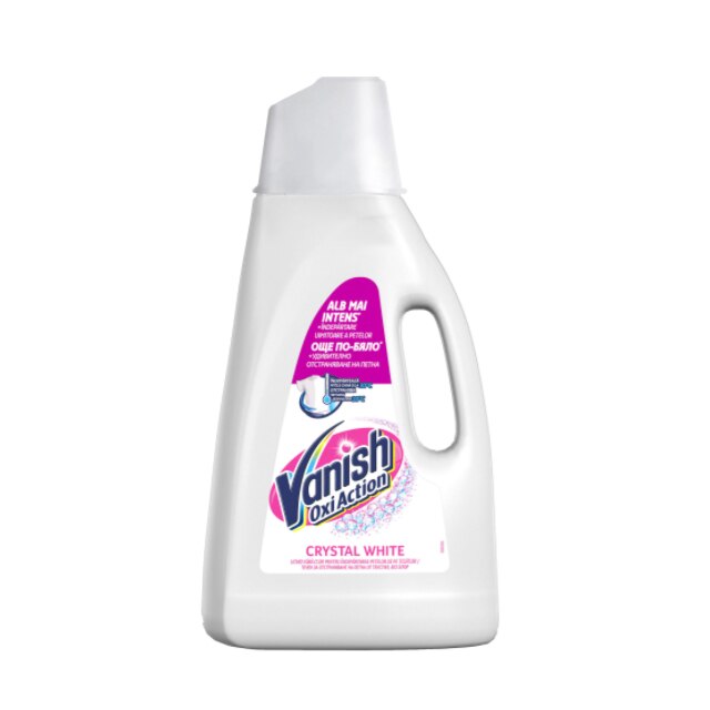 Разтвор за премахване на петна Vanish White, 3л - eMAG.bg
