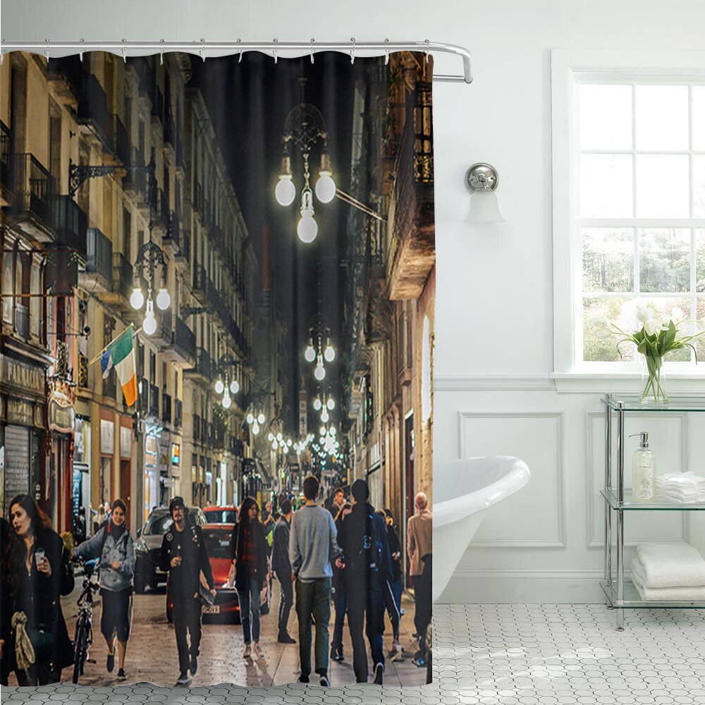 Perdea Dus Cada pentru Baie Art Factory, Plimbare alaturi de cei dragi ...