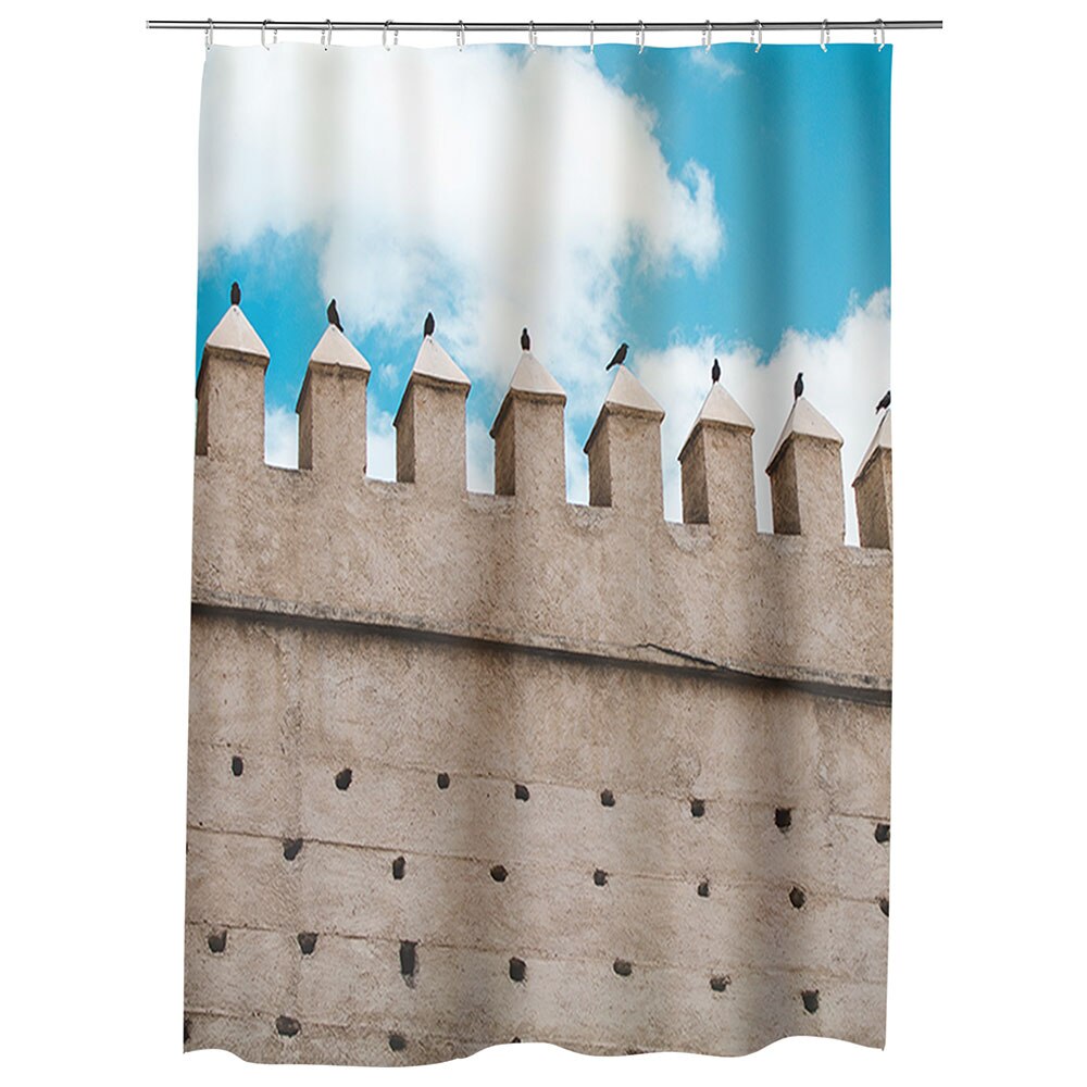 Perdea Dus Cada pentru Baie Art Factory, Zid de aparare cetate, 150 x ...