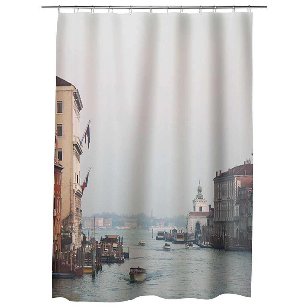 Perdea Dus Cada pentru Baie Art Factory, plimbare pe canal, 150 x 200 ...