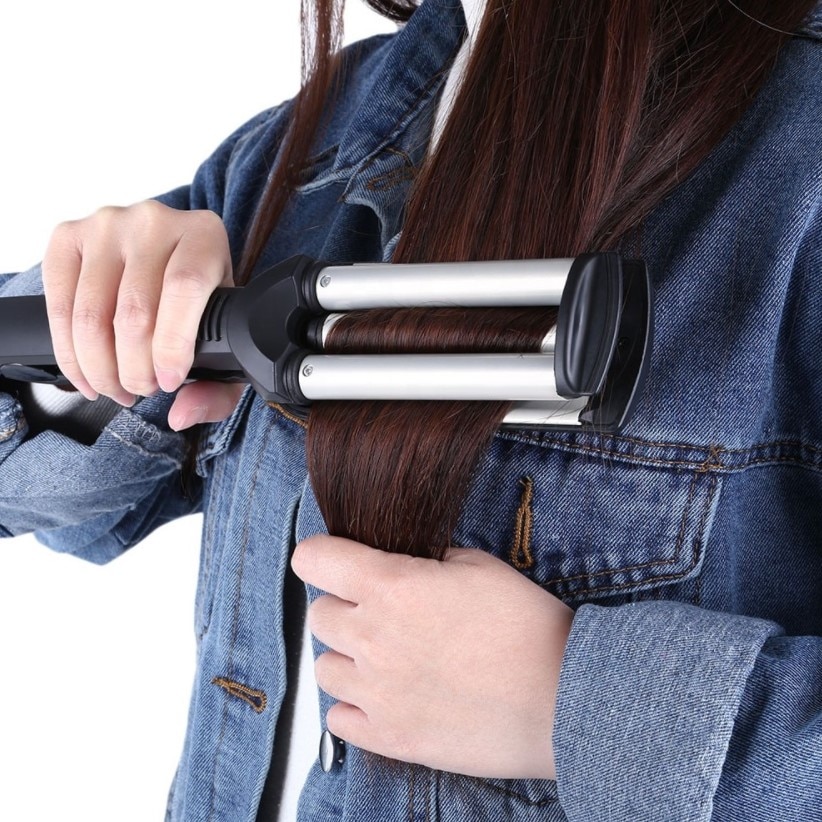 Ondulator de par,ceramic,profesional,bucle valuri, waves, max 200 grade ...