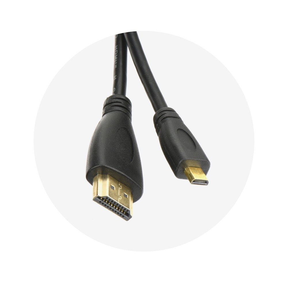 Cablu HDMI/Micro HDMI, 1.8M, Negru - eMAG.ro