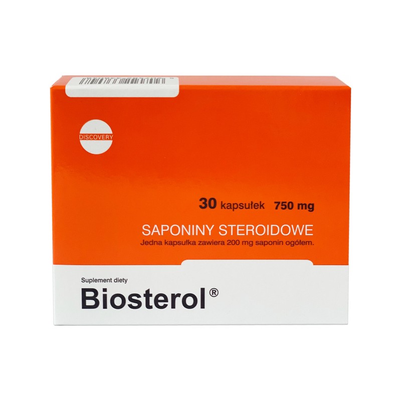 Megabol Biosterol 750 mg 30 Capsule, Saponine + Fitosteroli - eMAG.ro