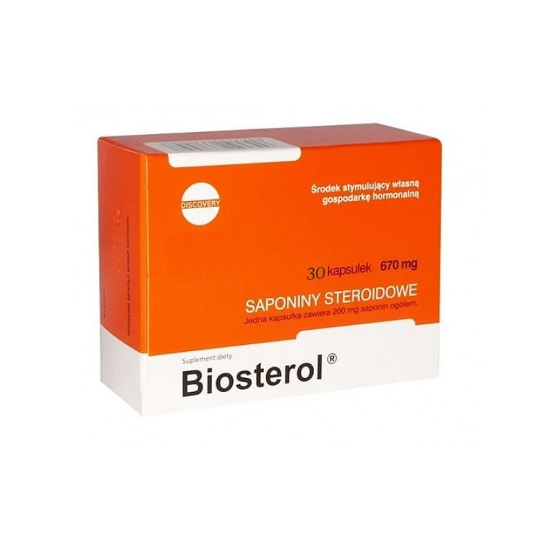 Megabol Biosterol 750 mg 30 Capsule, Saponine + Fitosteroli - eMAG.ro