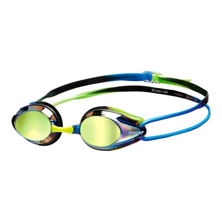 Очила за плуване Arena Tracks Mirror Goggles, Многоцветен/Зелен - eMAG.bg